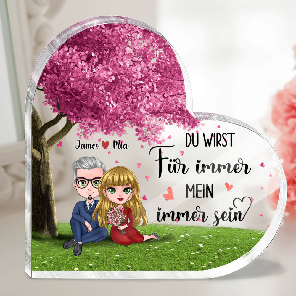 Personalisiertes Schild - Du wirst für immer mein Immer sein. - Germany ...