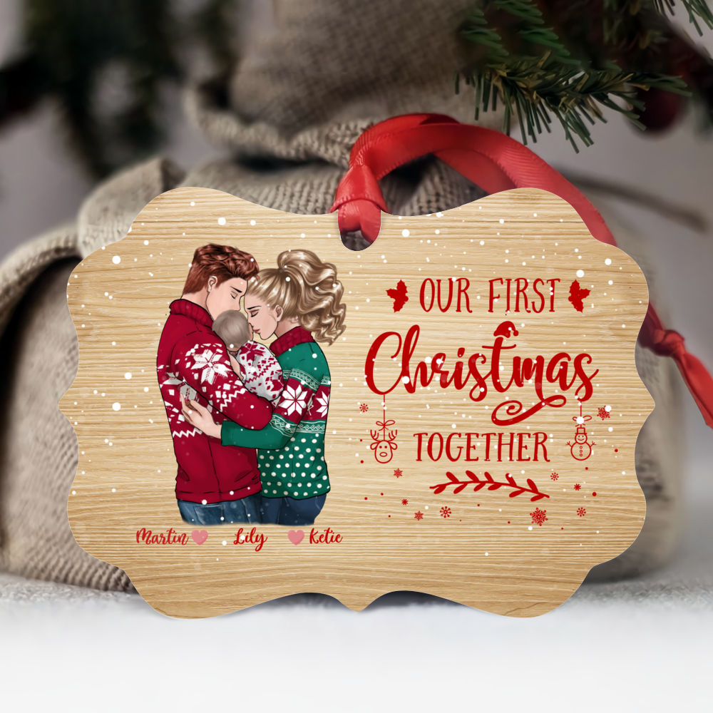 Personalized Christmas Ornament Our First Christmas Together