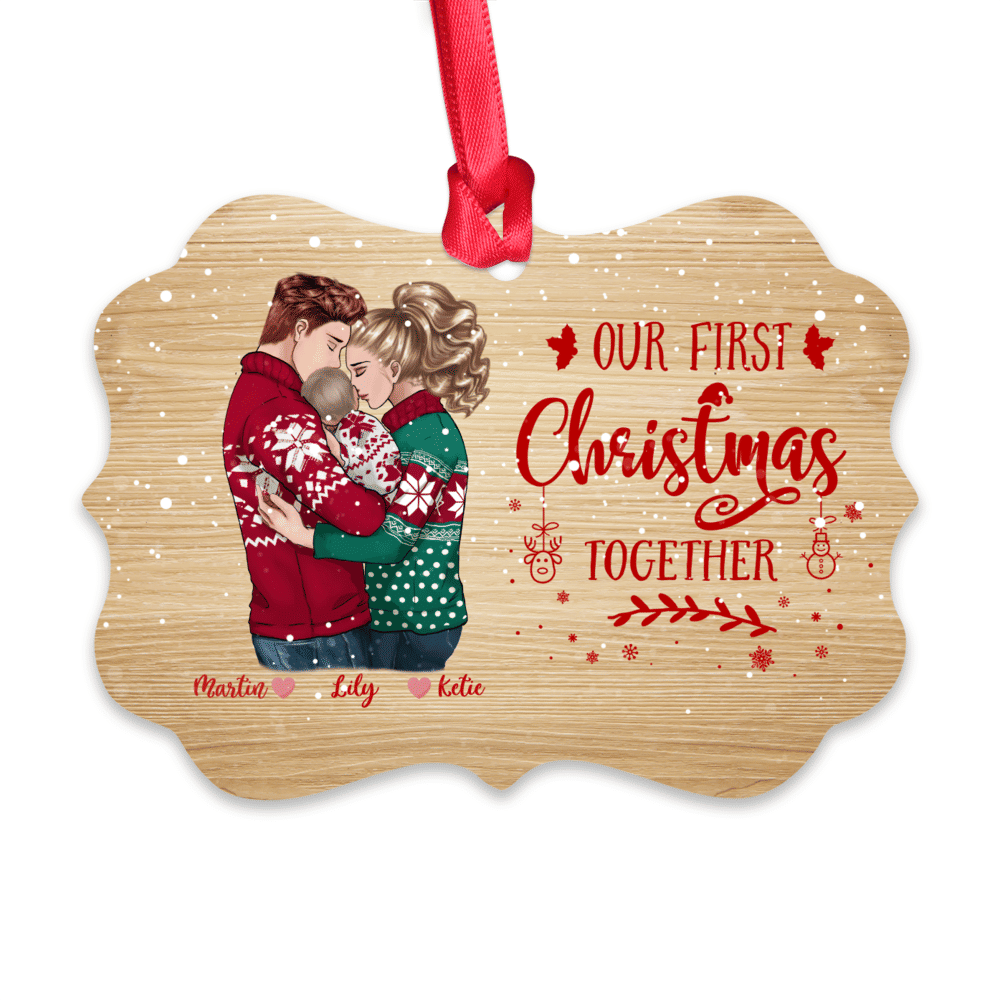 Personalized Christmas Ornament - Our First Christmas Together