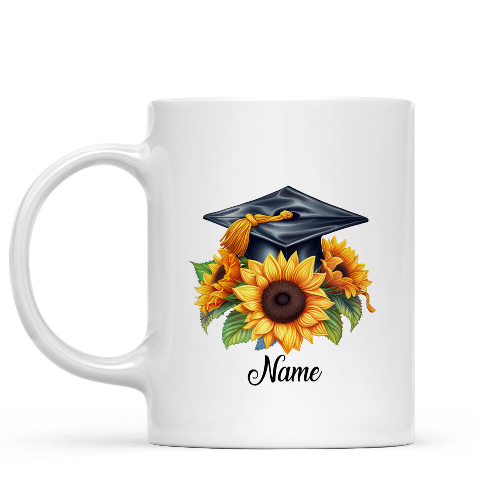 Graduation Day - Graduation Mug - Personalized Graduation Cap with ...