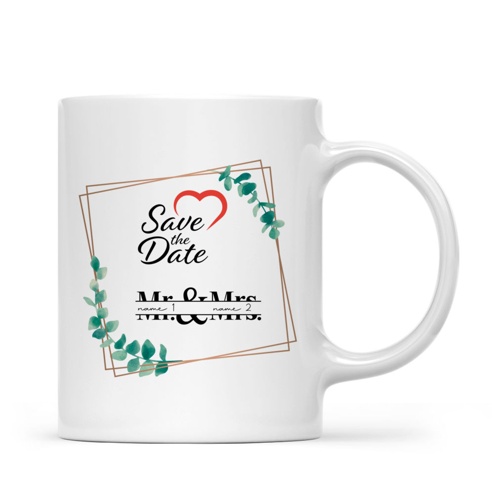 Wedding Mug - Save The Date Mug - Custom Picture Mug - Gifts For Family ...