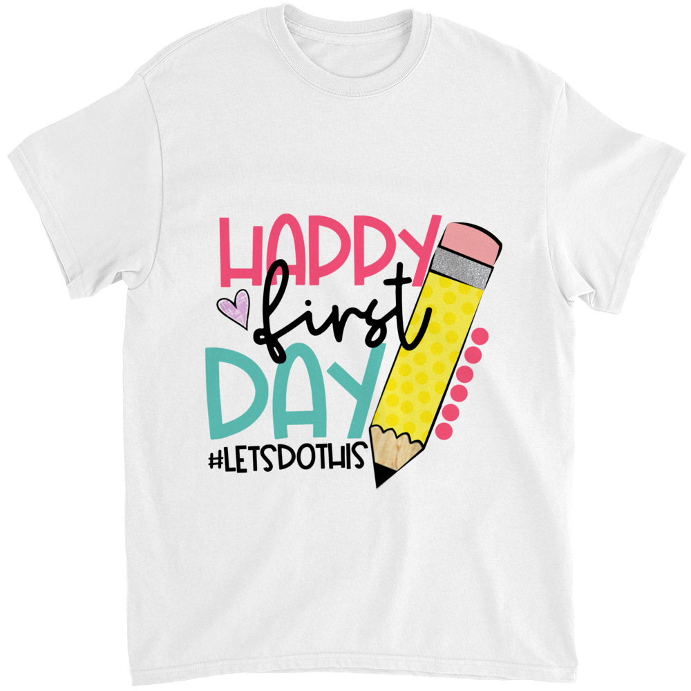 Back to school - Happy First Day - Gift For Friends, Women, Men ...