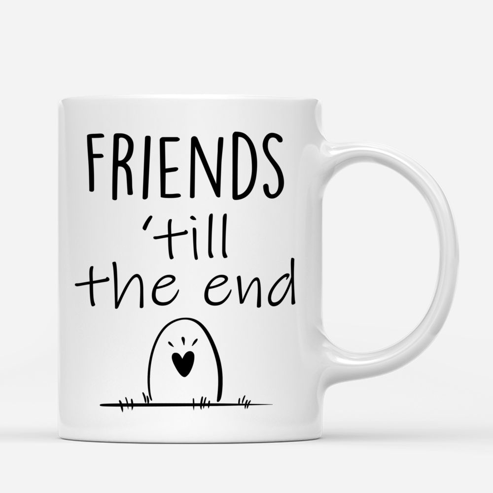 (Up to 6P) Yolo Besties - Friends till the end - Personalized Mug
