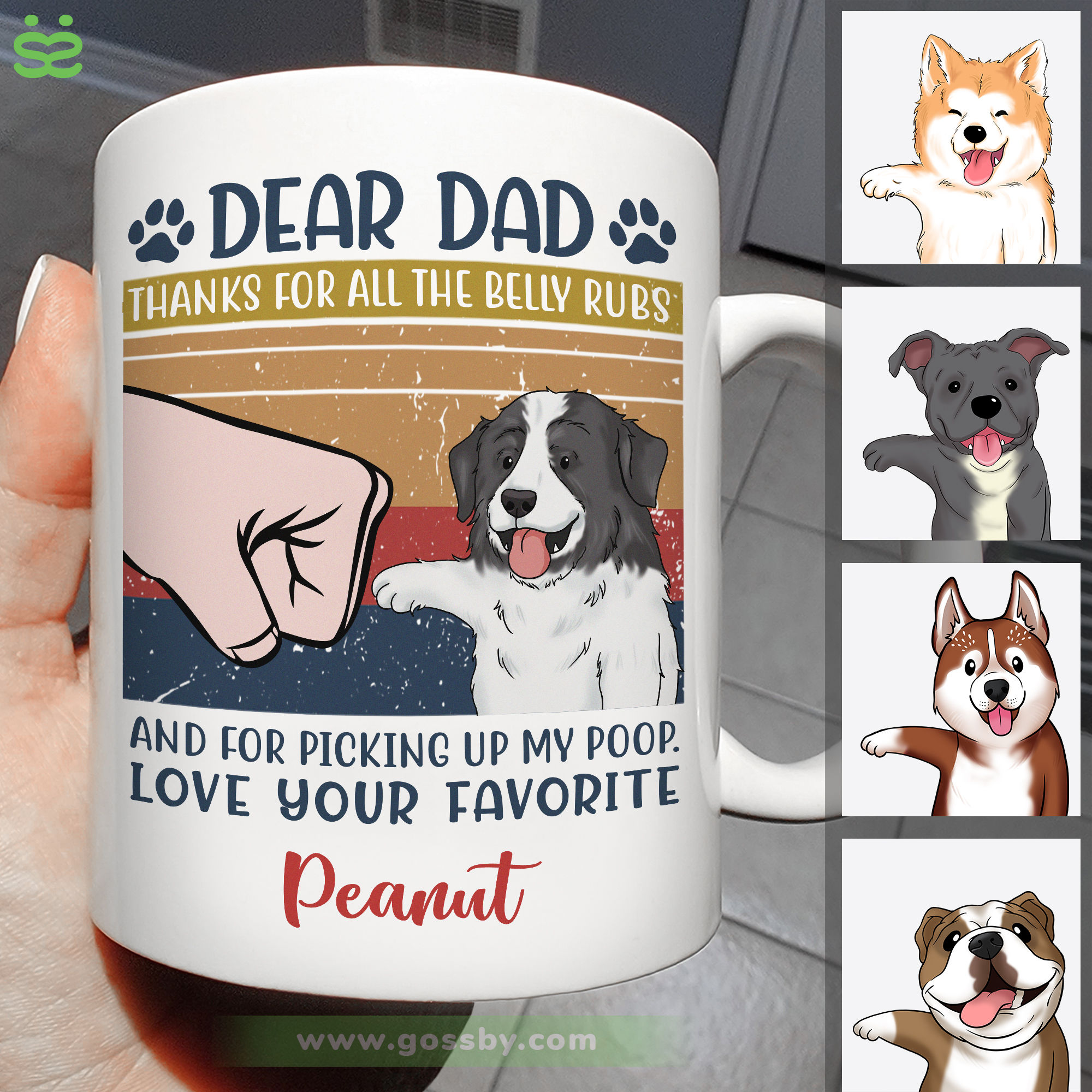 Father's Day - Dear dad! Thanks for all the belly rubs and for picking ...