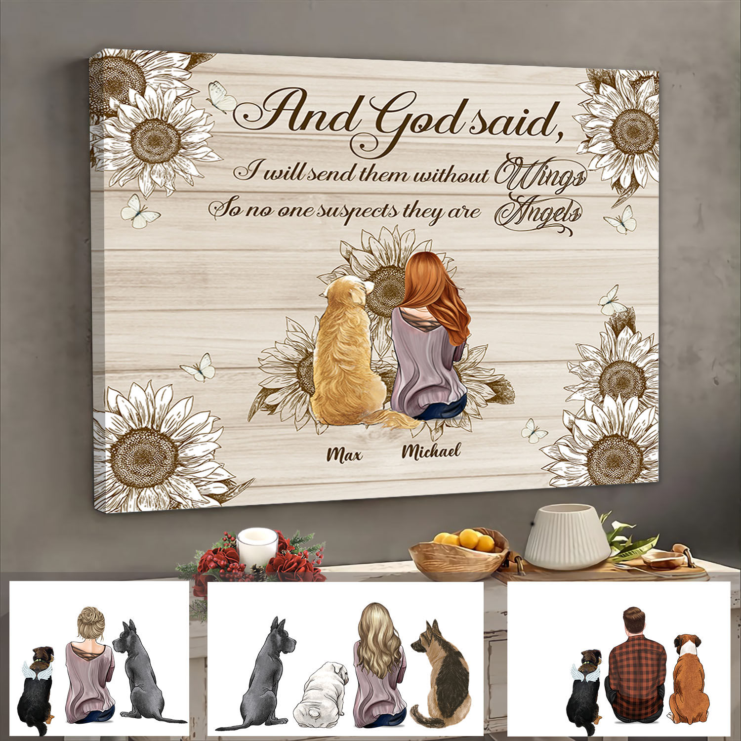 And god said, i will send them without wings