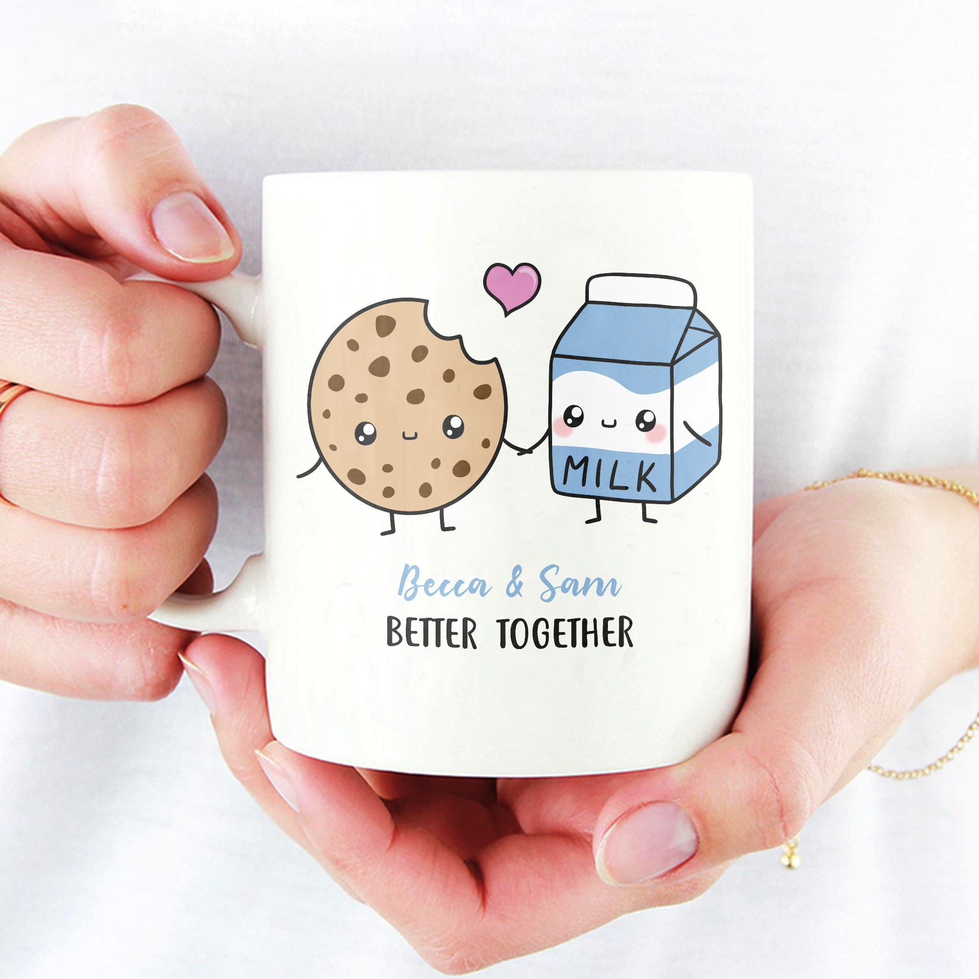 Couple funny - Food & Drink Couple - Better together - Personalized Mug