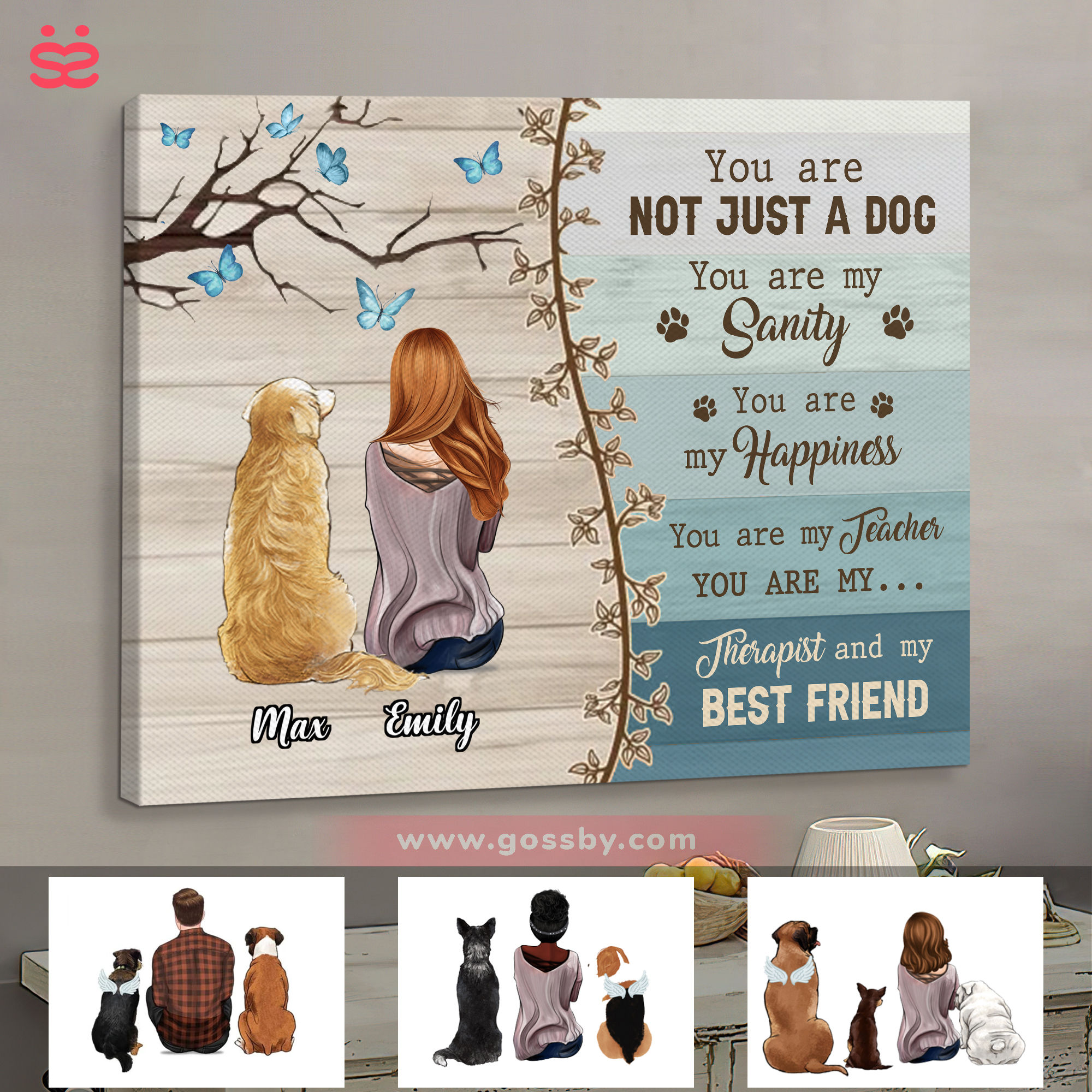 Dog Lover Gifts - Christmas Gift - You are not just a Dog You are my ...