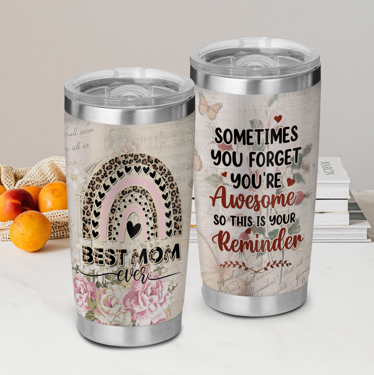 Mother Tumbler Best Mom Ever Mothers Day Stainless Steel Tumbler