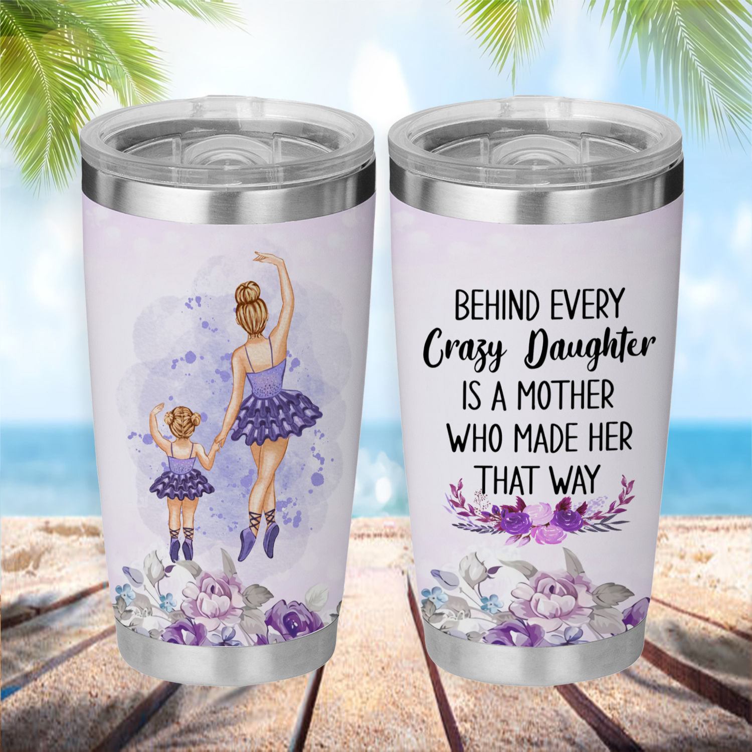 Mother Tumbler Mom And Daughter Stainless Steel Tumbler Mothers Day
