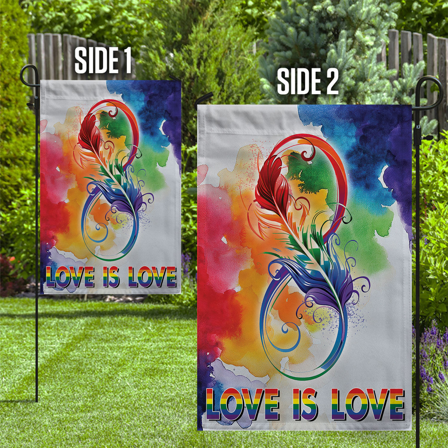 LGBT Pride Flag - LGBTQ Pride, Love Is Love Rainbow Flag, LGBT Pride ...
