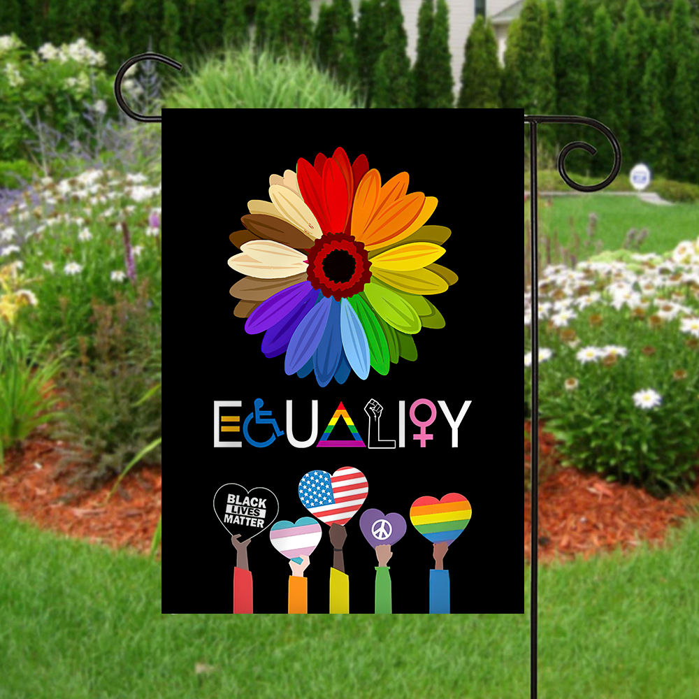 Peace Flag - In This House We Support Equality Flag LGBT Pride Flag Black History Flag Women ...