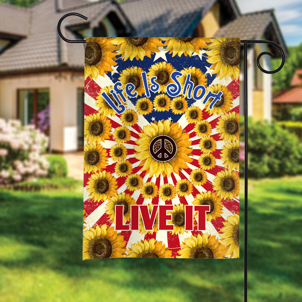 Peace Flag - Hippie Soul Flag Love Peace Bohemian Hippie Flag Outdoor ...