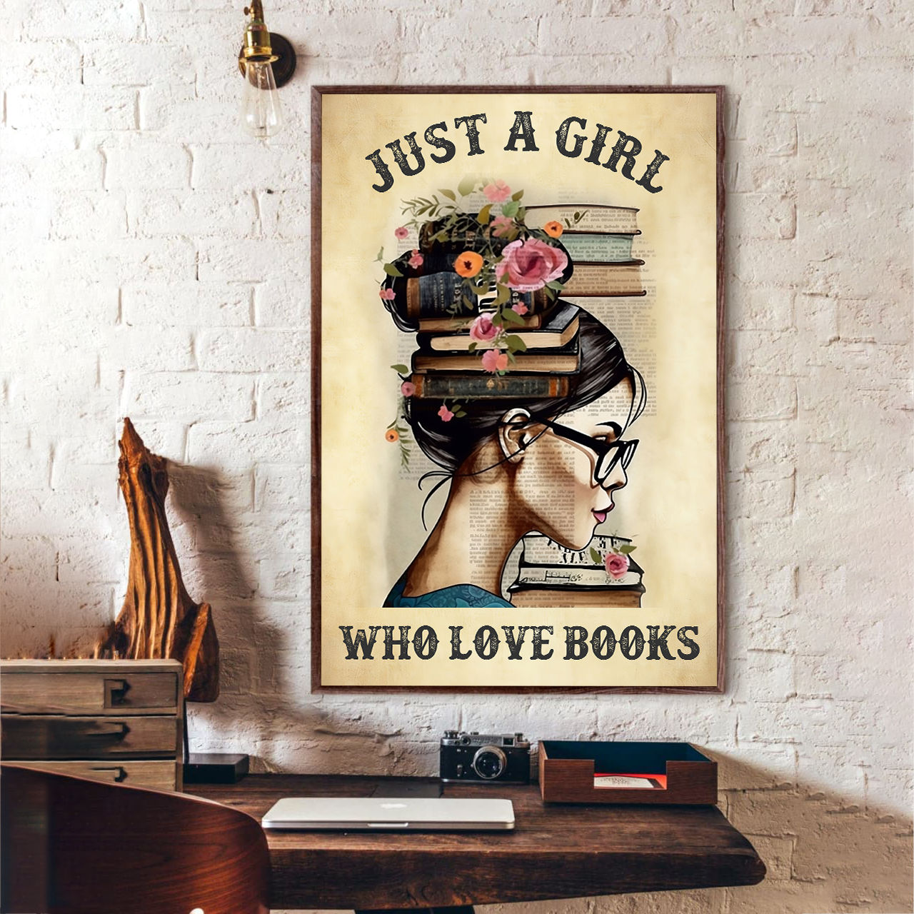 Book Poster - Book - Just a girl who love books