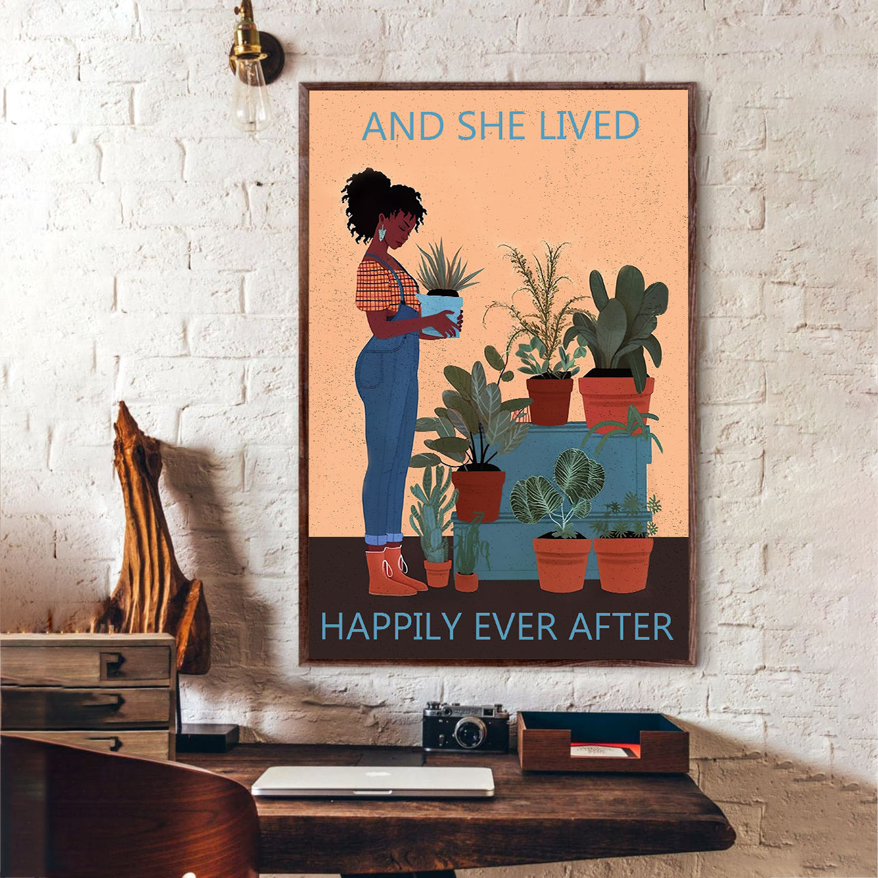 Garden Poster - Garden - And she lived happily ever after