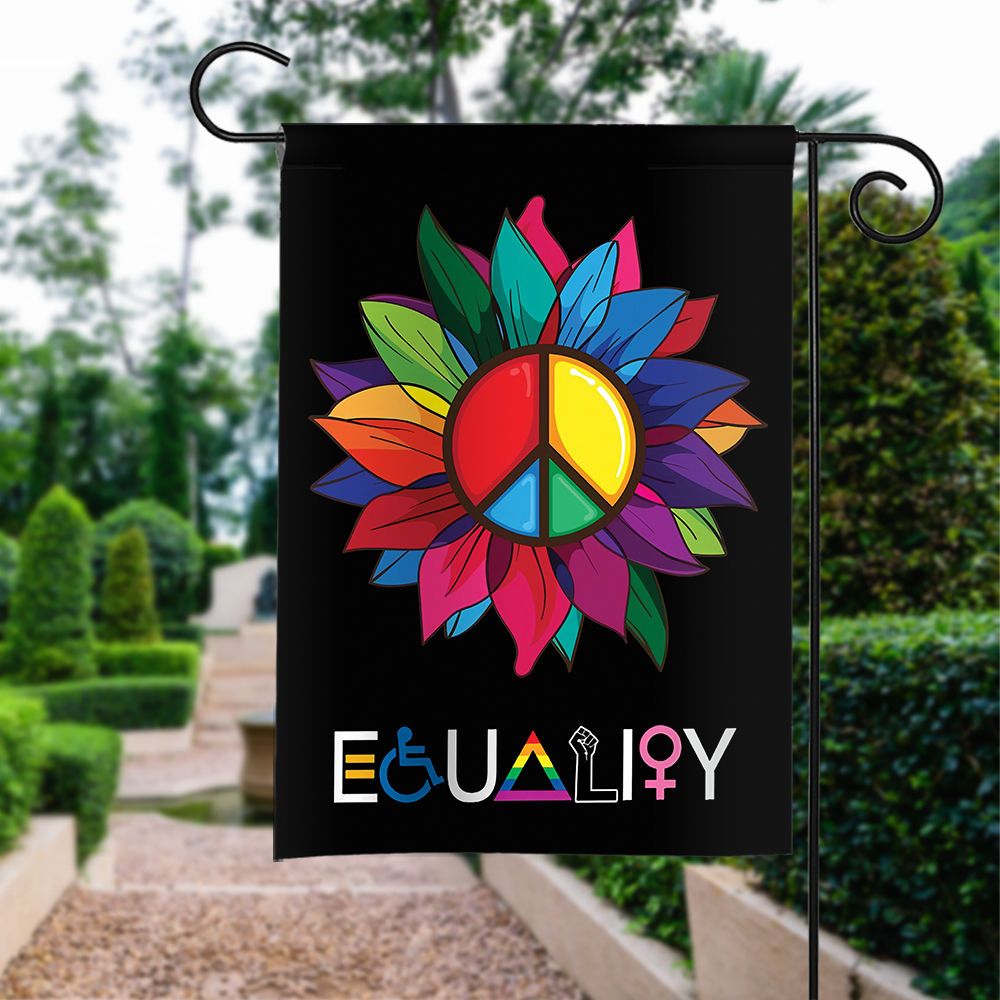 Equality Flag - In This House We Support Equality Flag LGBT Pride Flag ...