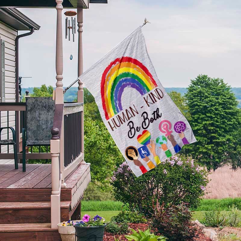 Equality Flag - Human Kind Be Both Flag LGBT Pride Flag Black History ...