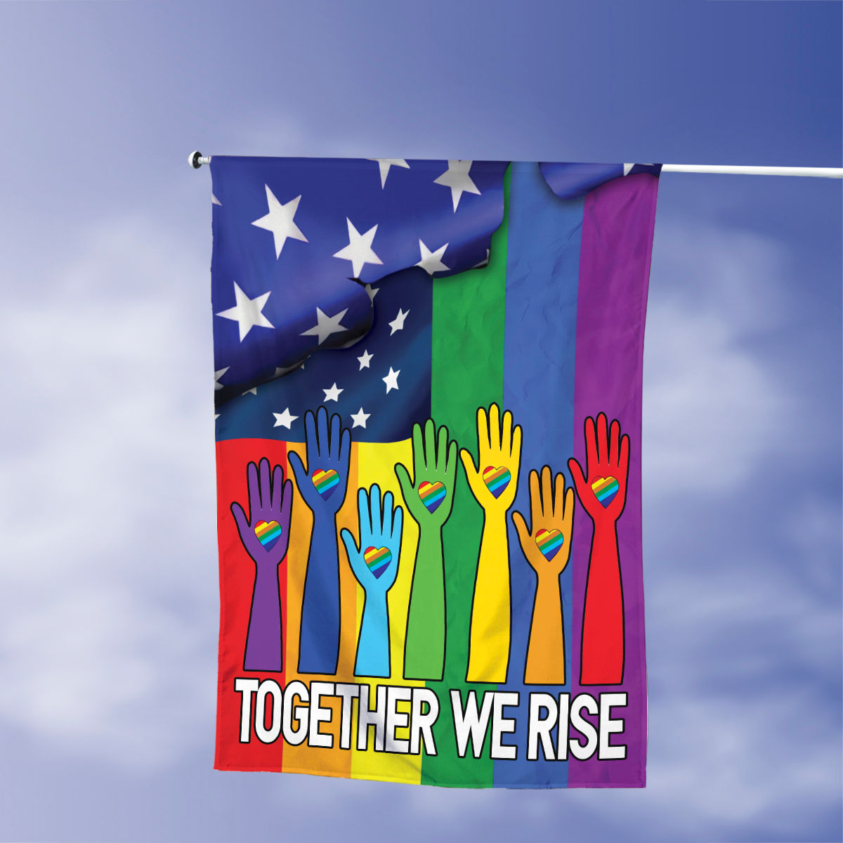 LGBT Pride Flag - LGBT Pride Month Flag Unicorn LGBT Flag Inclusion ...