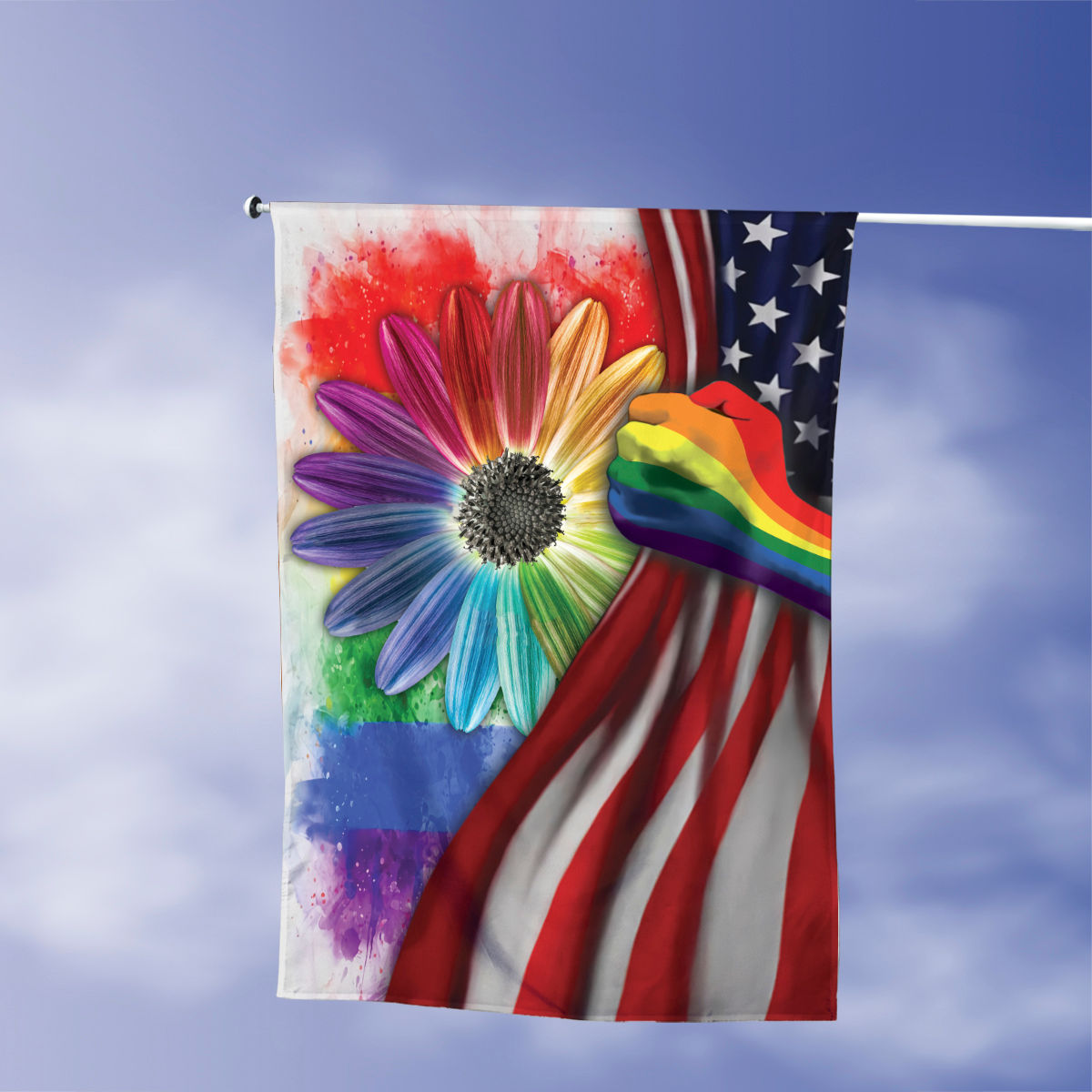 LGBT Pride Flag - LGBT Pride Month Flag Unicorn LGBT Flag Inclusion ...