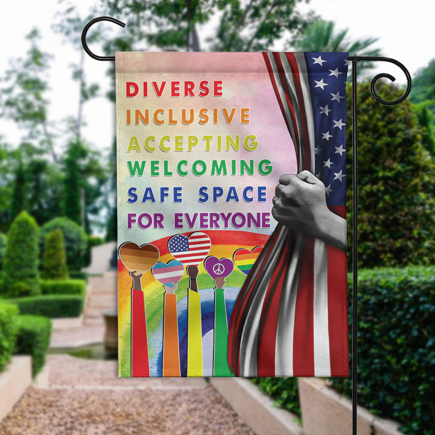 LGBT Pride Flag - LGBT Pride Month Flag Unicorn LGBT Flag Inclusion ...