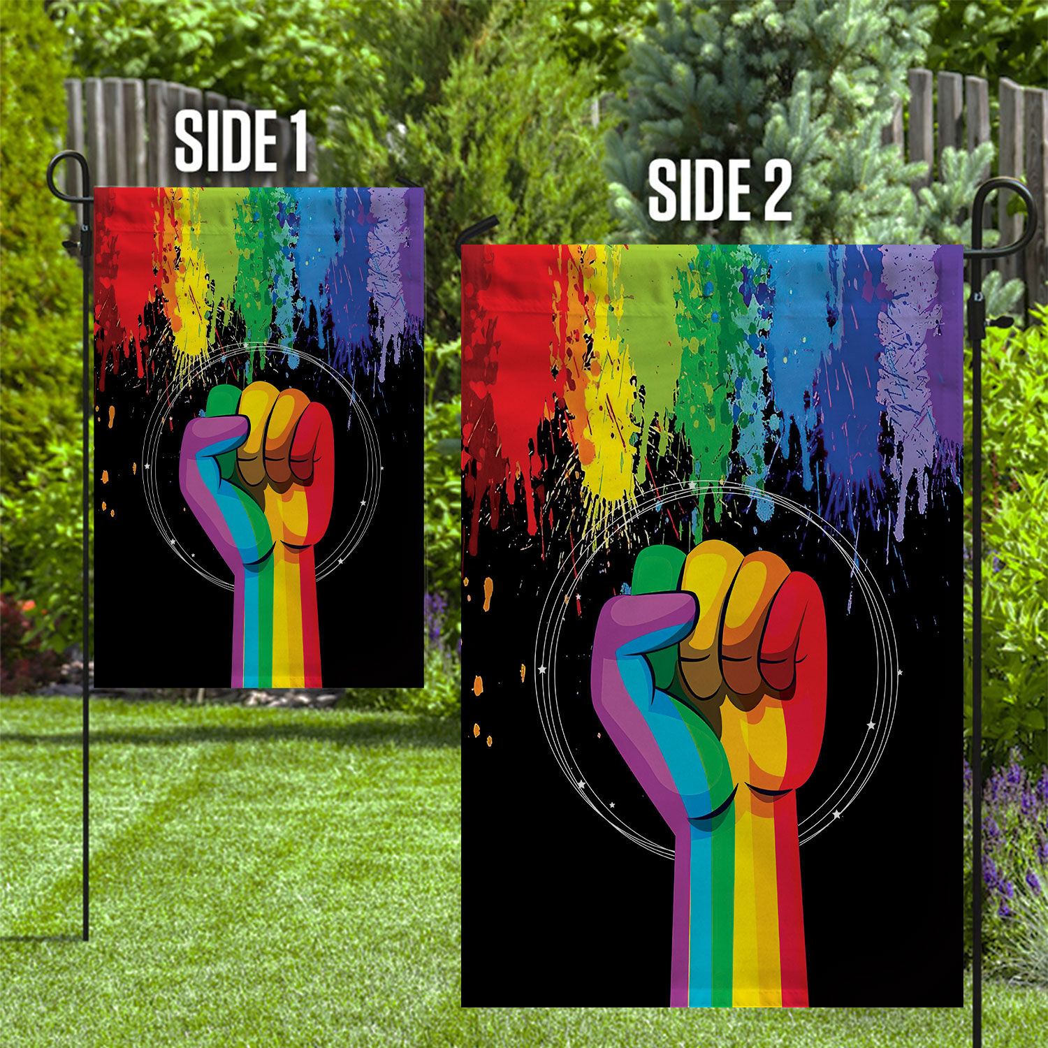 LGBT Pride Flag - LGBT Pride Month Flag Unicorn LGBT Flag Inclusion ...