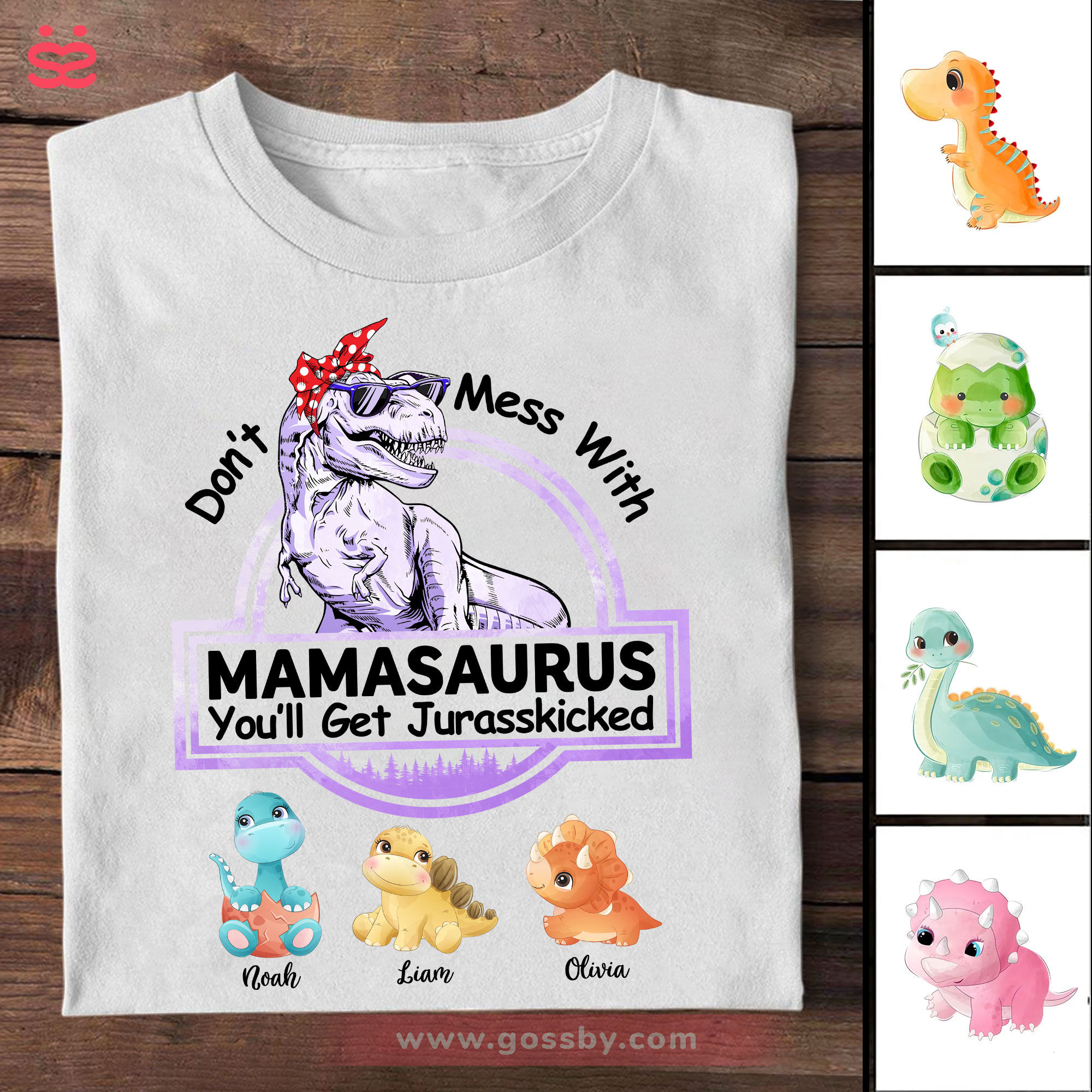 Family - Don't Mess With Mamasaurus - v2023 - Birthday Gift, Mother's ...