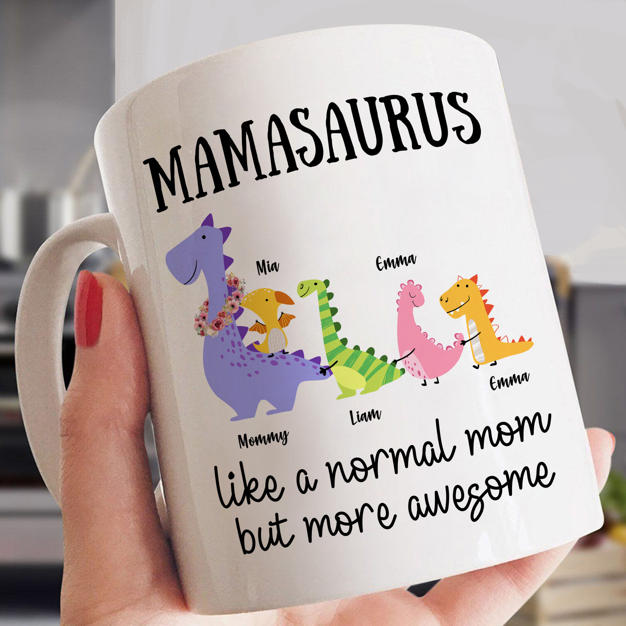 Mother's Day Gift - Mamasaurus like a nomal mom but more awesome ...