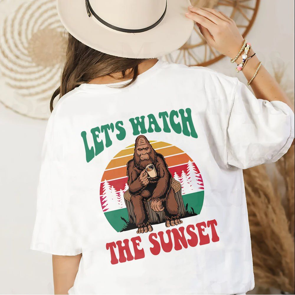 Summer Shirt - Let Watch The Sunset Shirt, Sunset Retro Shirt, Beach ...