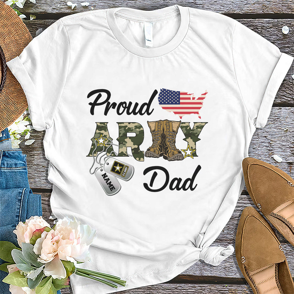 Proud Army Dad Shirt, Military Dad Shirt 29438