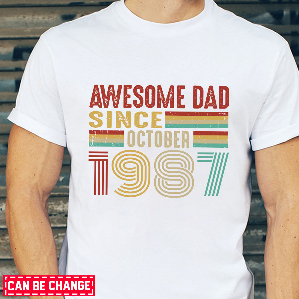 Father's day 2023 - Vintage Birthday Awesome Since T-Shirt Father's day 2023 - Vintage Birthday Awesome Since T-Shirt