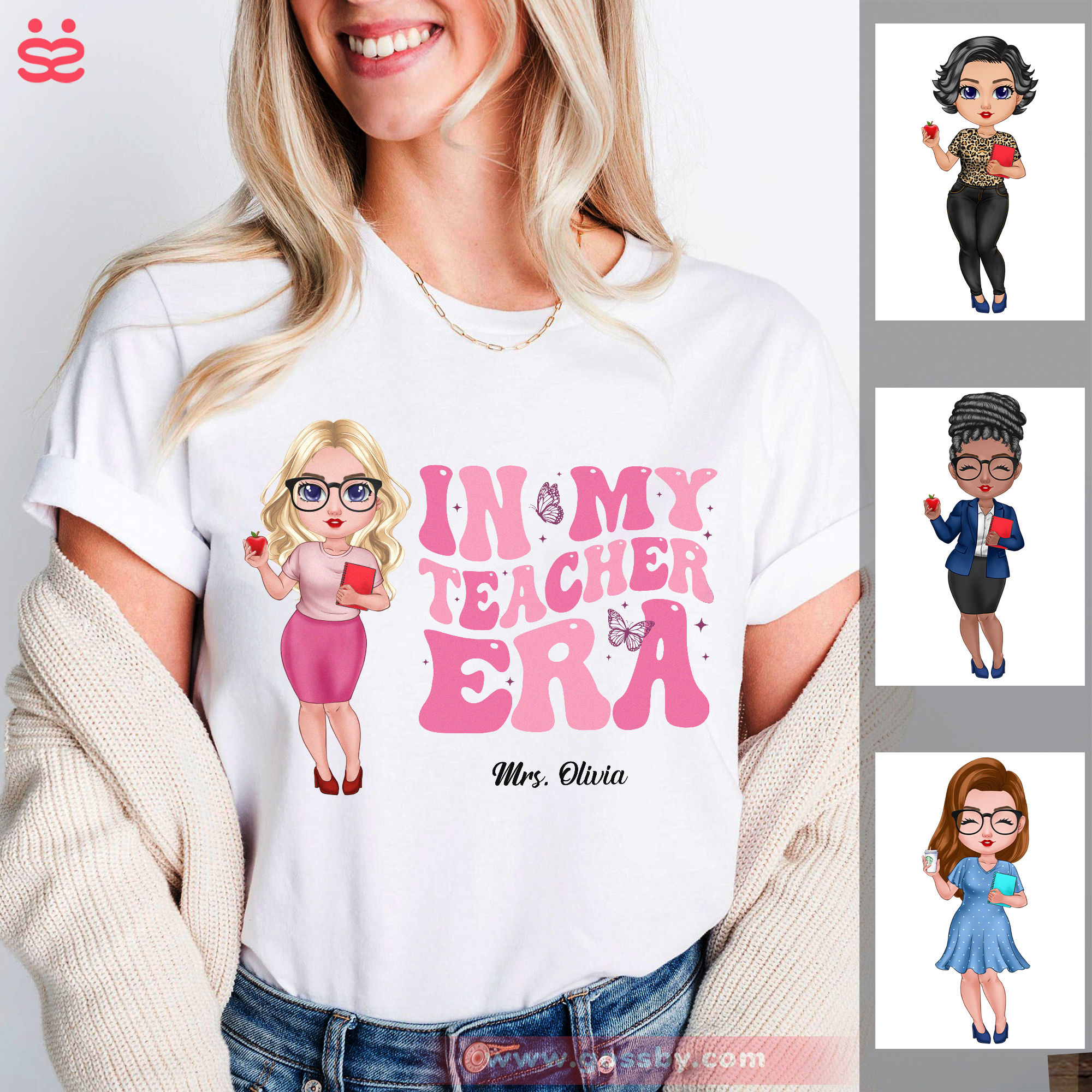 Teacher Shirt - In my Teacher Era - Personalized Shirt