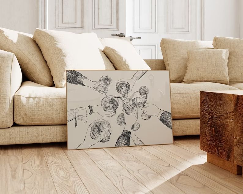 Drink Gang - Cheers Sisters (C) - Cheers Sign - Bar Cart Wall Decor ...