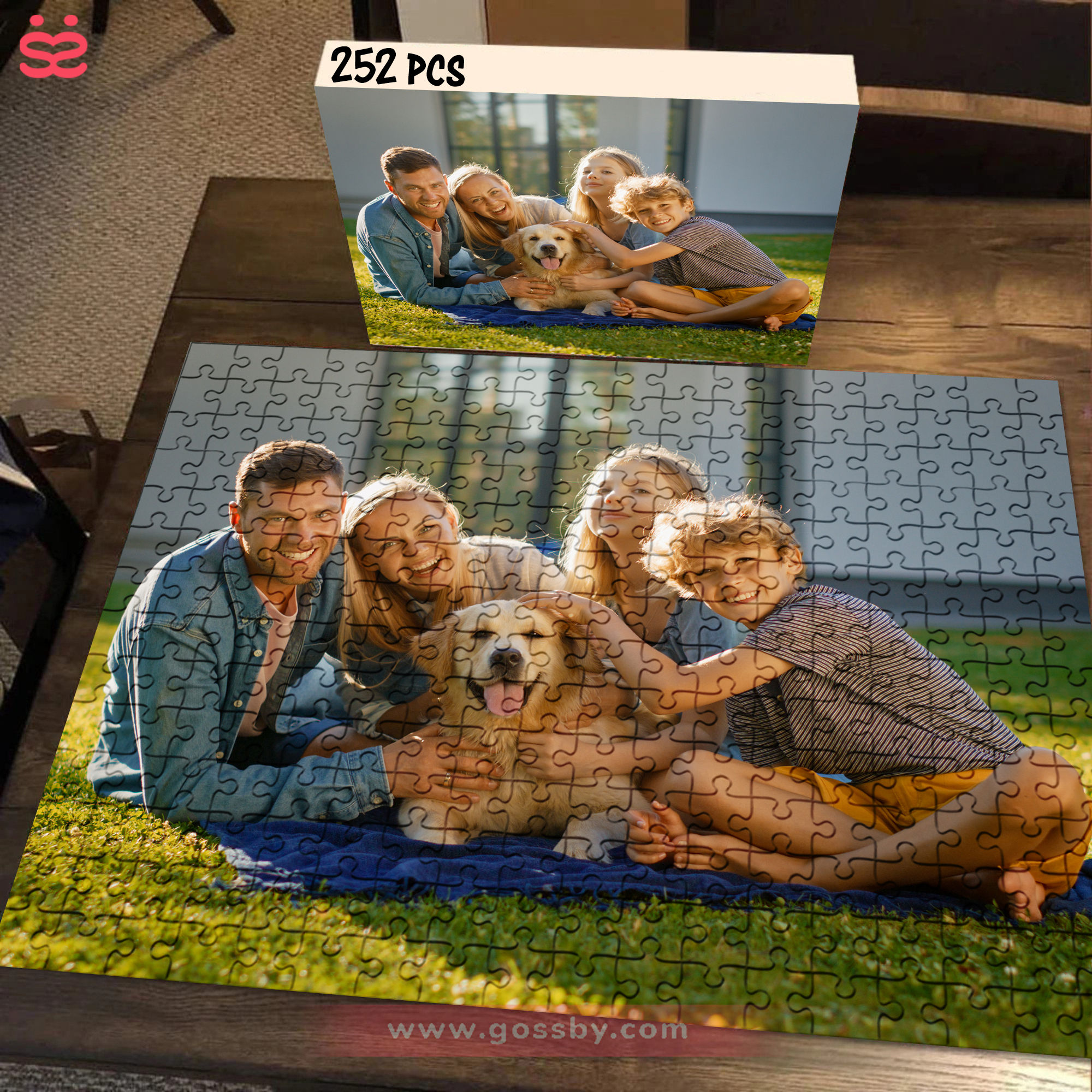 Custom Photo Puzzles - Gift for Family - Christmas Gift For Family ...