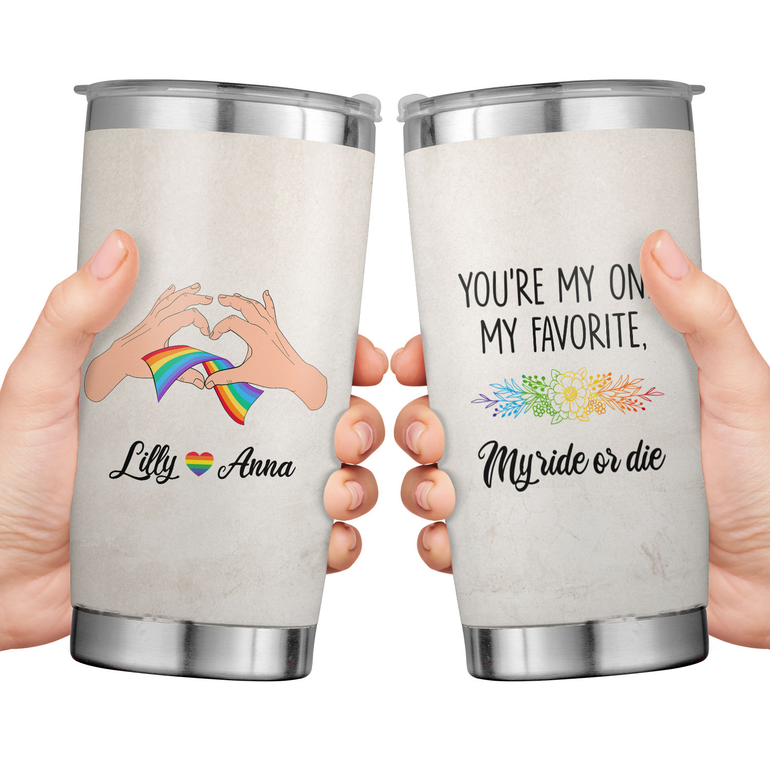 LGBT Pride - Personalized LGBT Stainless Tumbler For Lesbian Gay LGBT ...