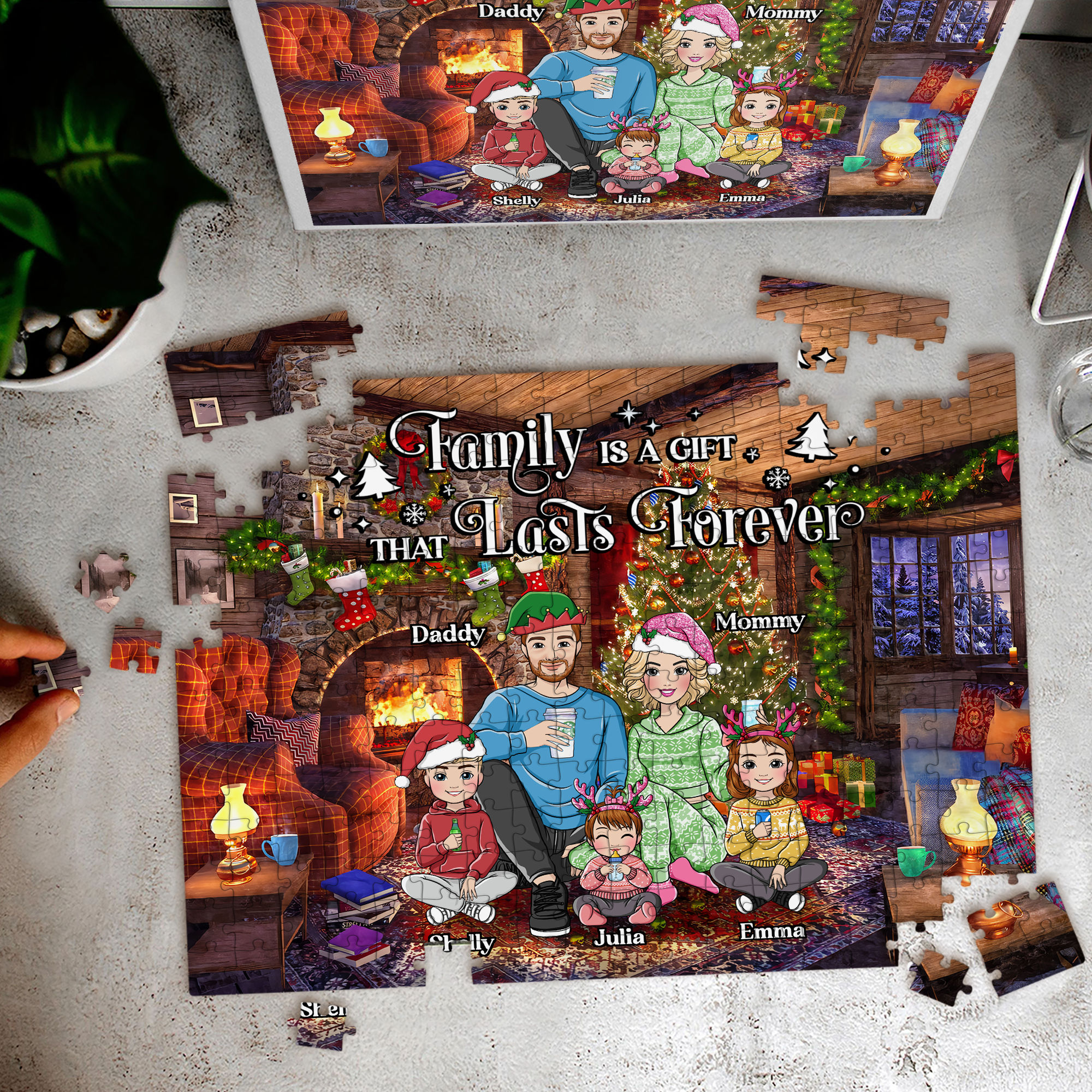 Personalized Jigsaw Puzzles - Family is A Gift That Lasts Forever ...