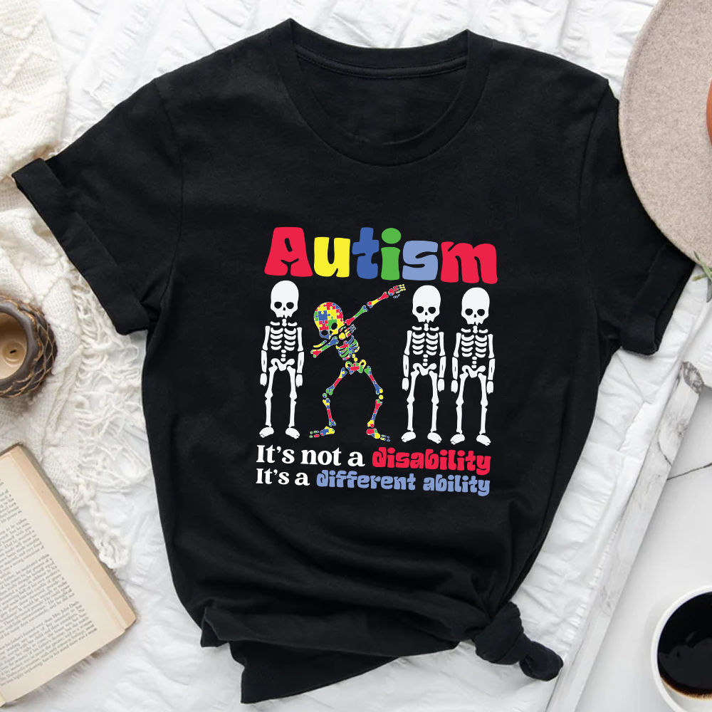 Autism Skull Shirt, Autism Awareness Month Shirt, Family Matching Shirt