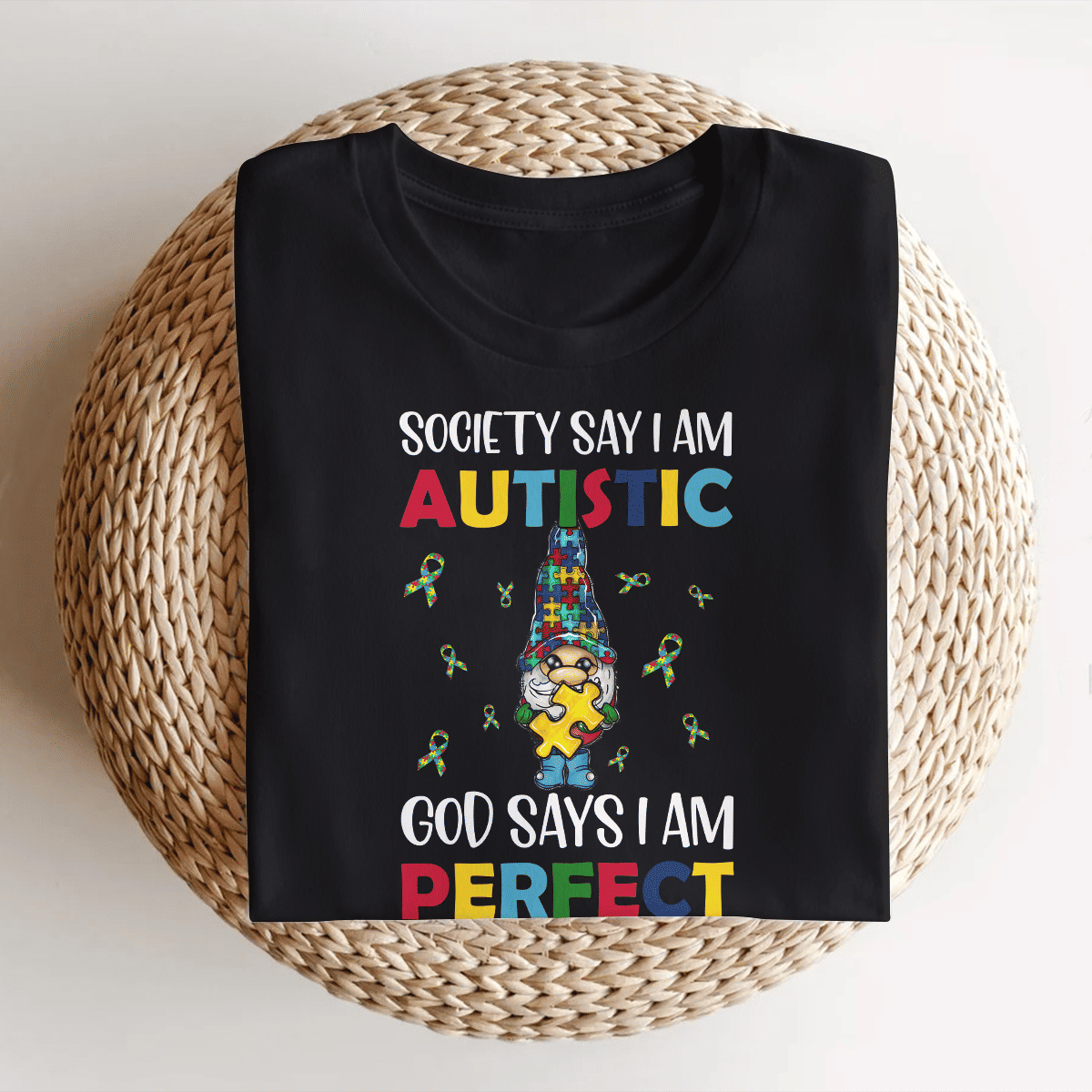 Autism Awareness - God Says I'm Perfect Shirt, Autism Awareness Shirt