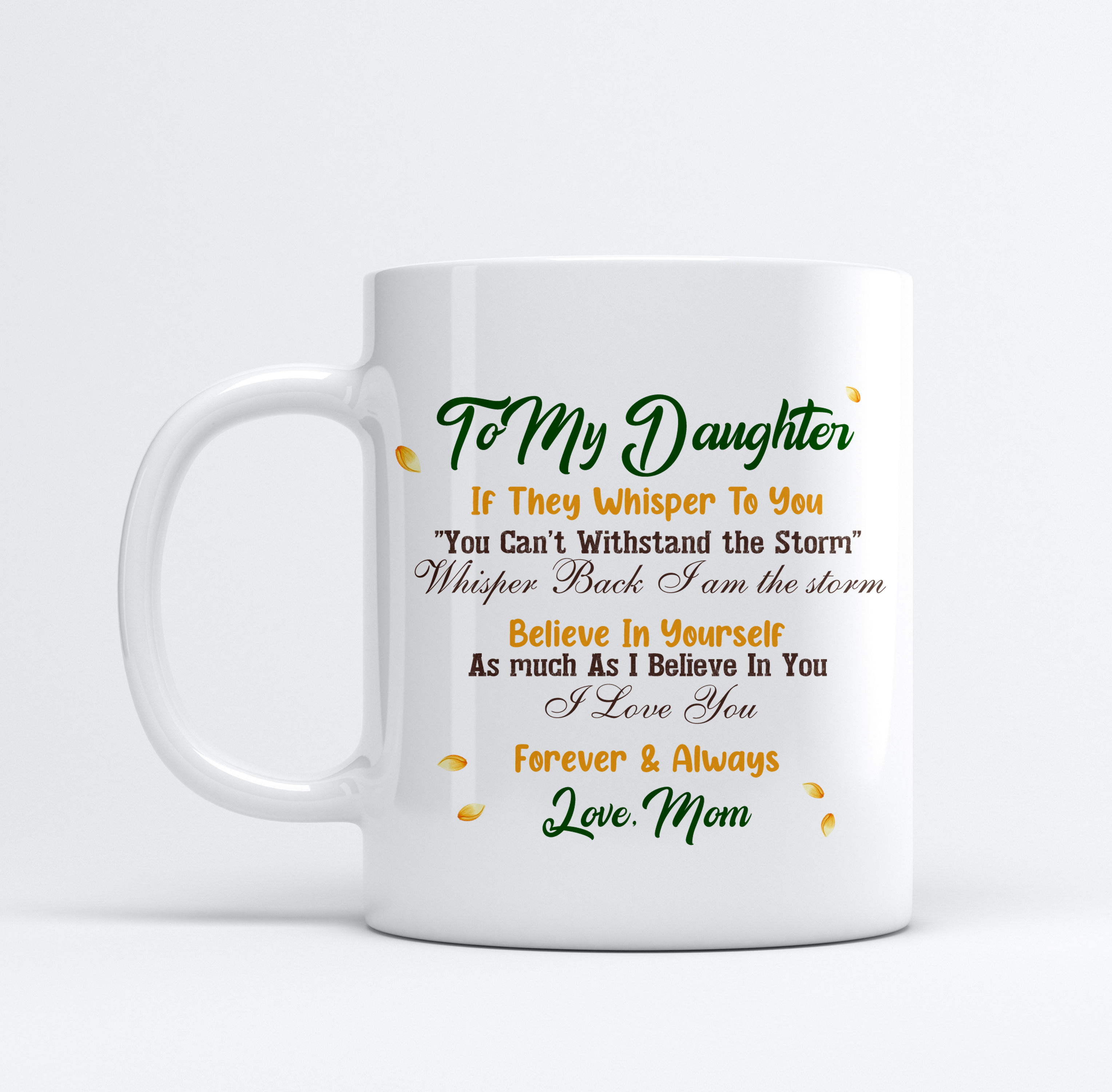 MOM AND DAUGHTER - Personalized Daughter Mug, Sunflowers Mom And ...
