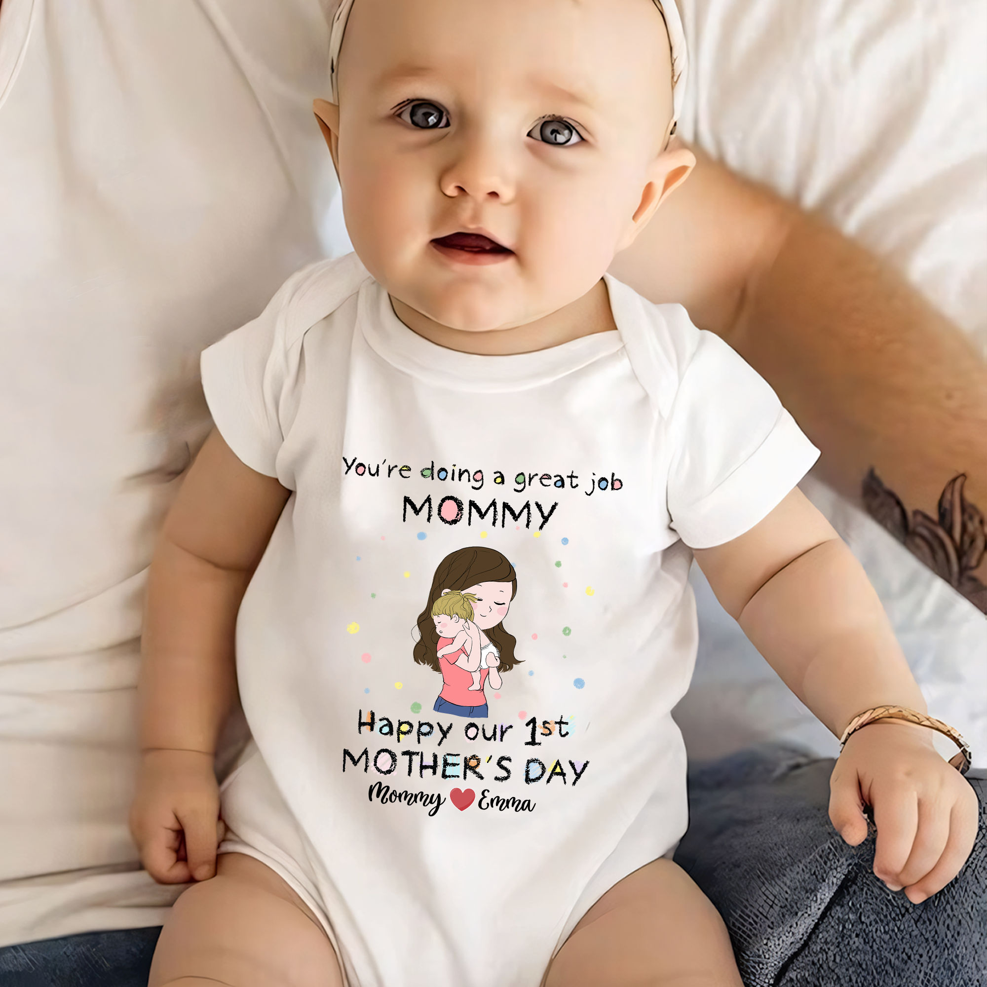Mother's Day Gift - You're doing a Great Job Mommy - Happy Our 1st ...