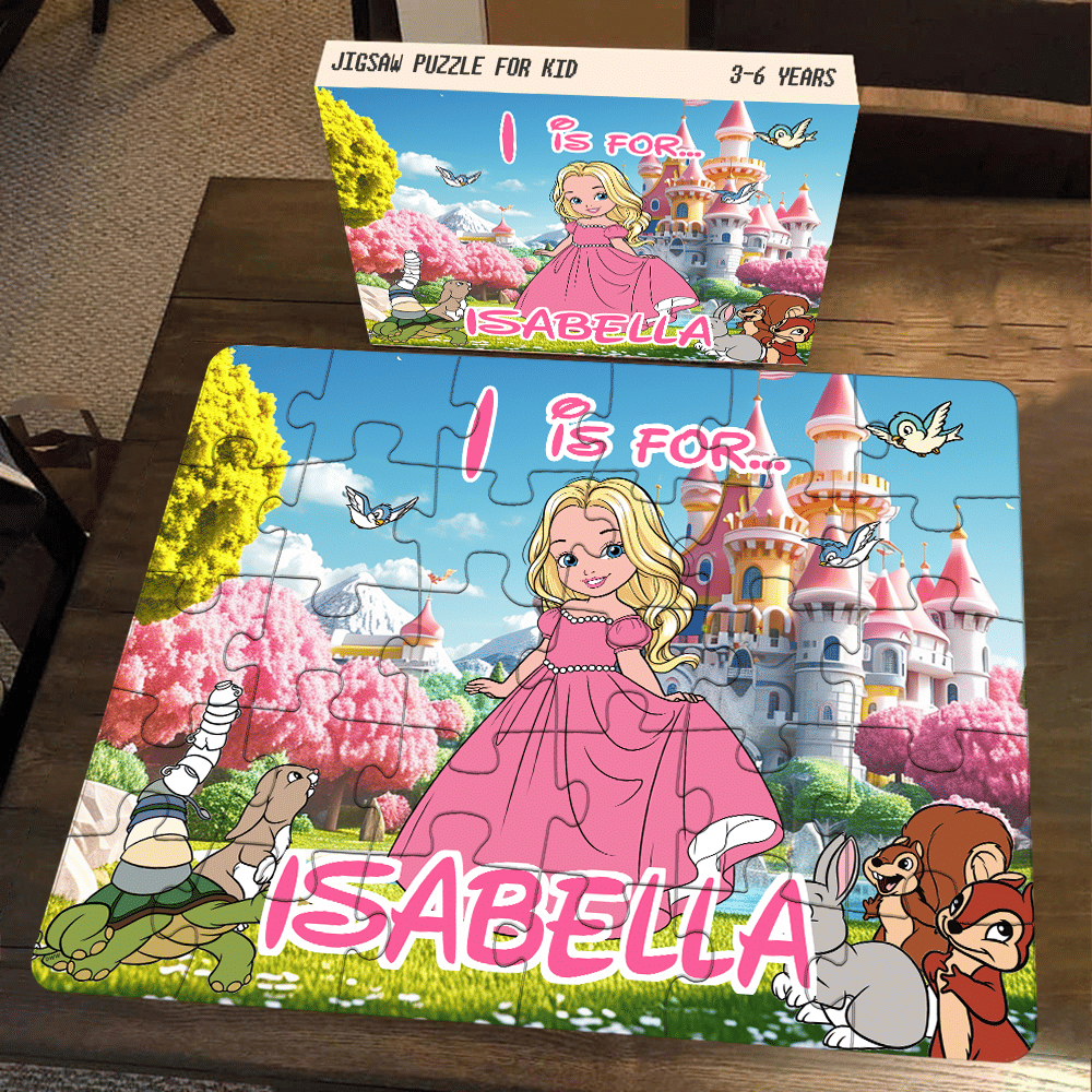 Jigsaw Puzzle Personalized - Custom Name Kids (v3) - Personalized Puzzle