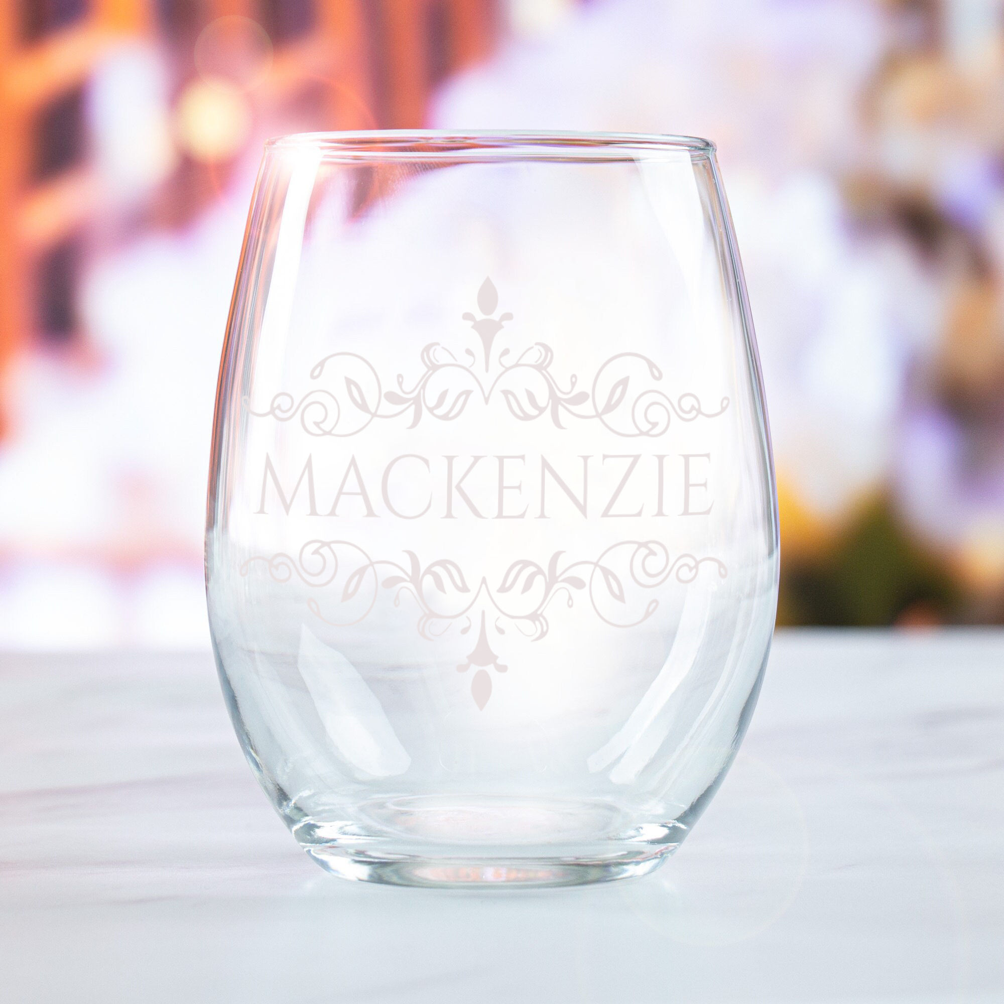 Wine Glass - Name Custom - Personalized Wine Glass