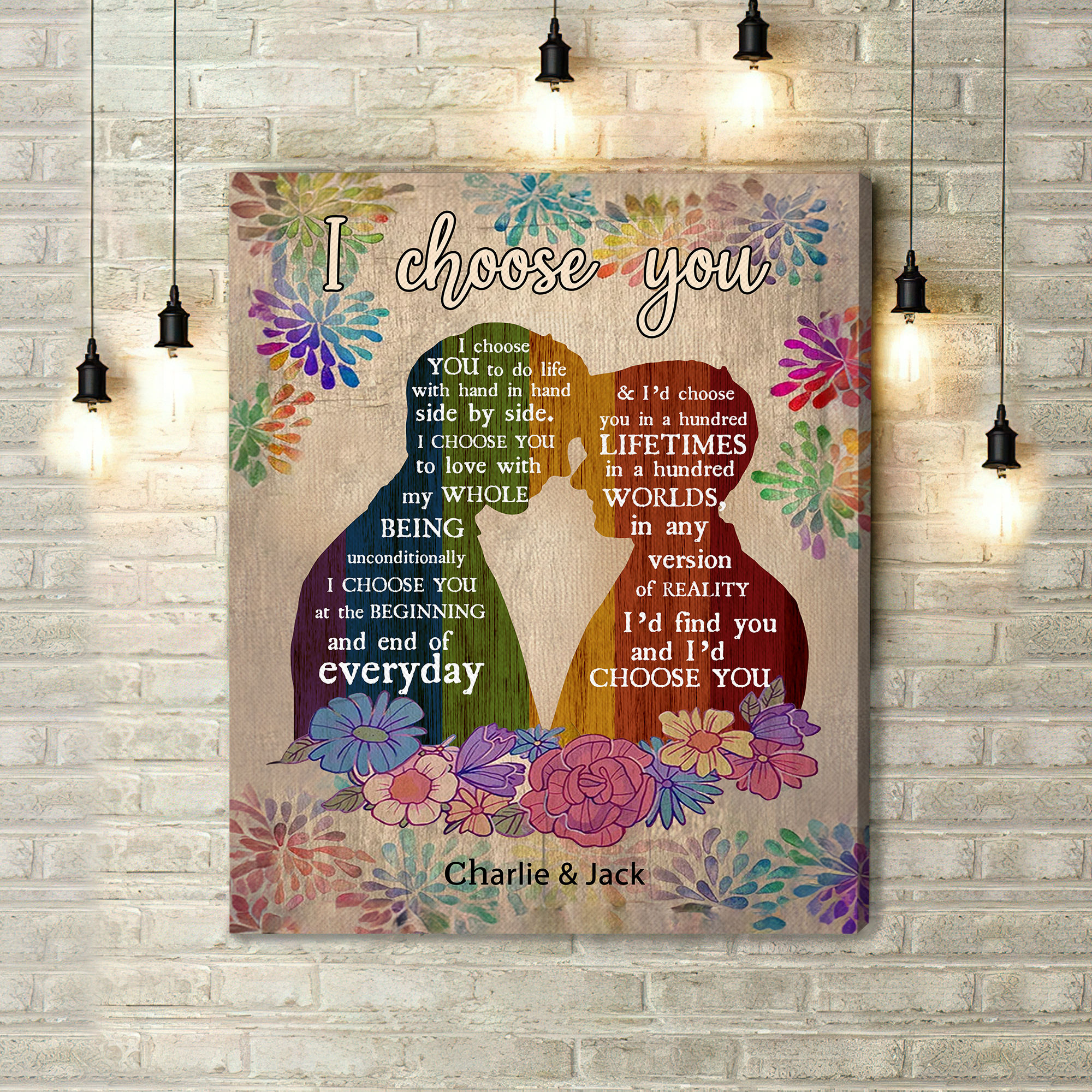 LGBT Couple - I choose you to do life with hand in hand, side by side ...