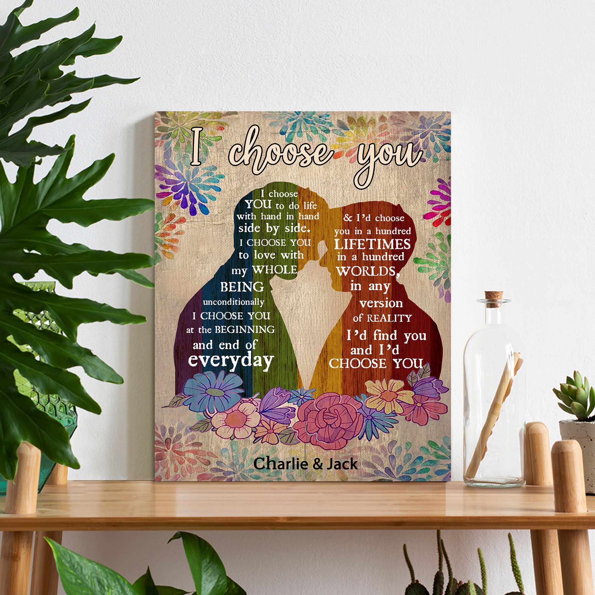 LGBT Couple - I choose you to do life with hand in hand, side by side ...