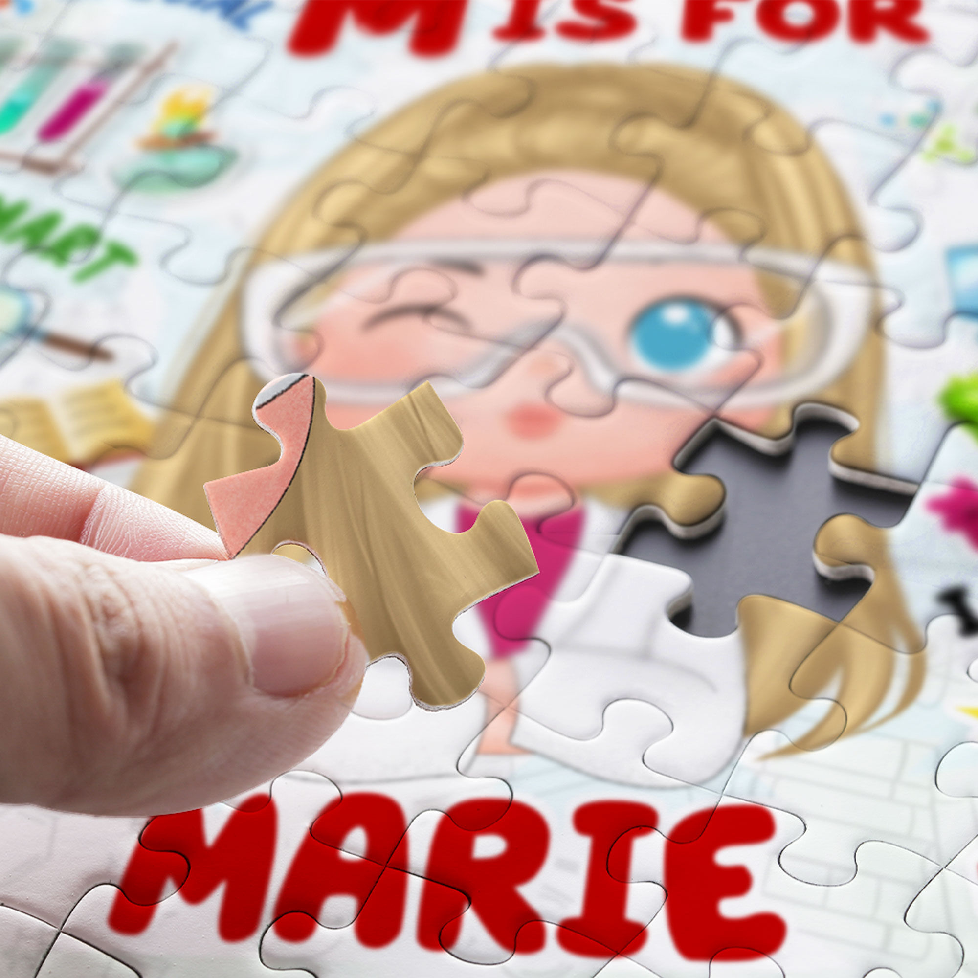 Jigsaw Puzzle Personalized - My Dream Job Puzzle - Scientist | Birthday ...