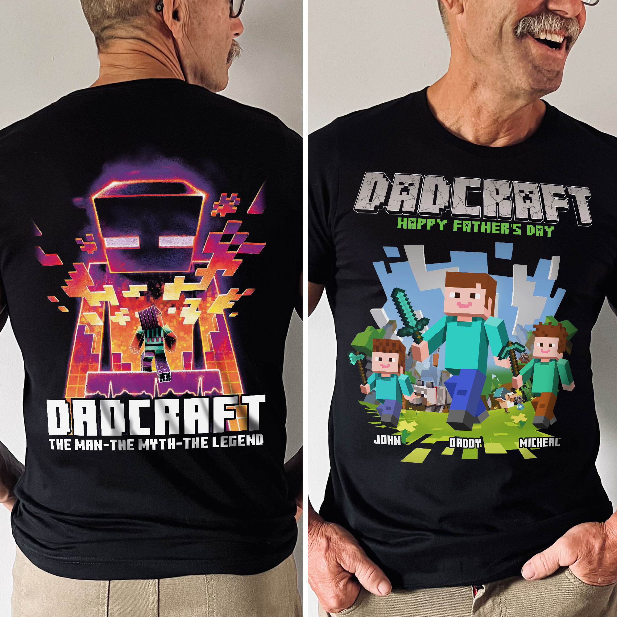 Father's Day Gifts - DadCraft - The Man The Myth The Legend - Happy ...