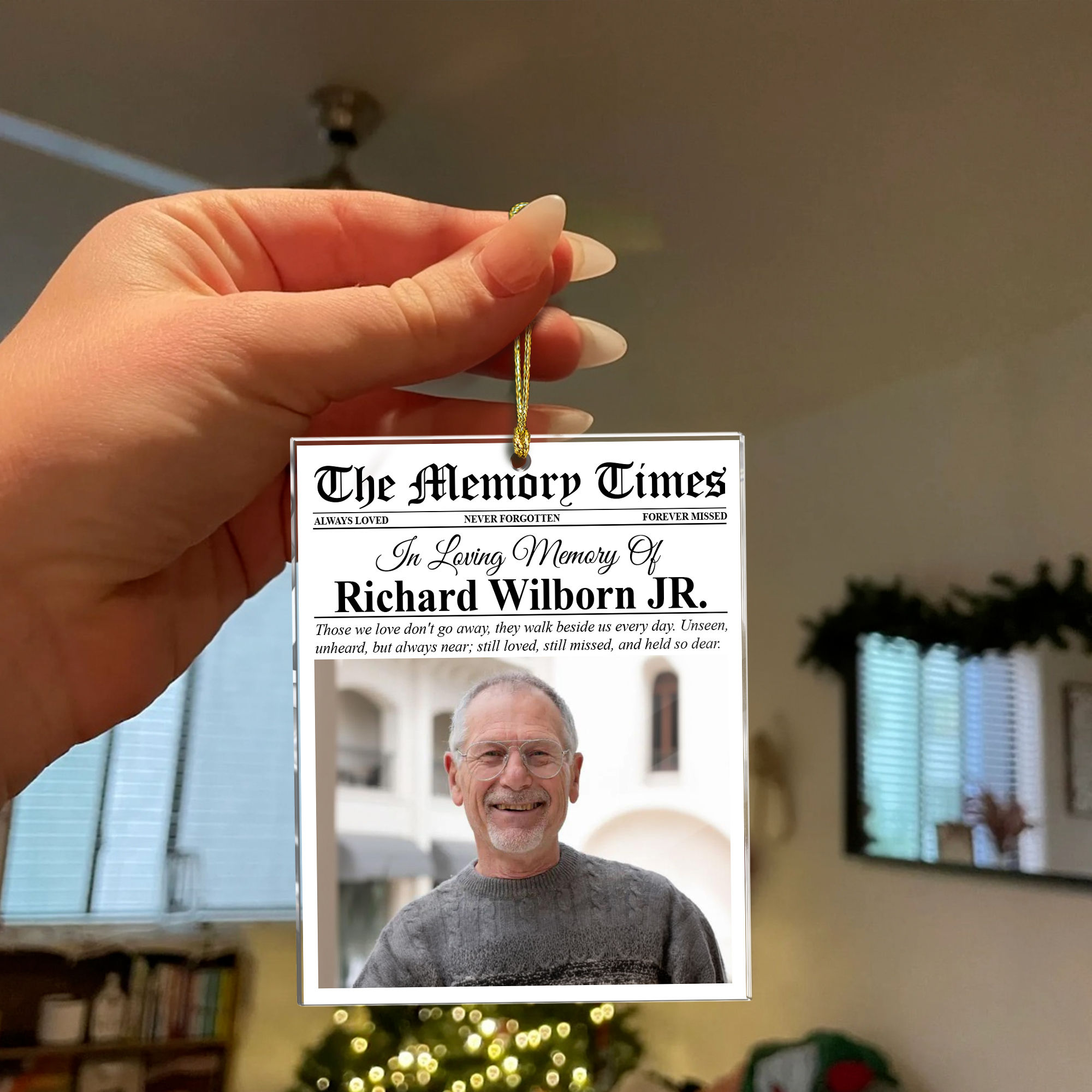 Acrylic Ornament Photo - The Memory Times - In Loving Memory Of Mom ...