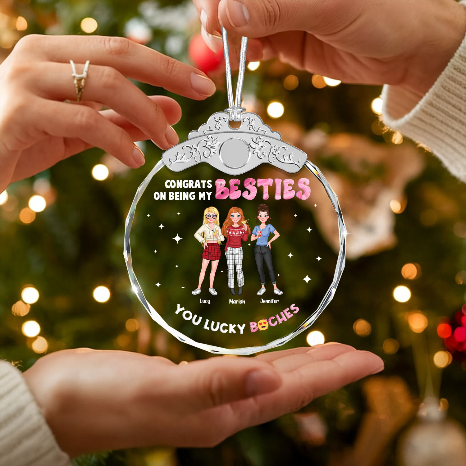 Best friends christmas gift - Congrats on being my besties you lucky b😍 ...