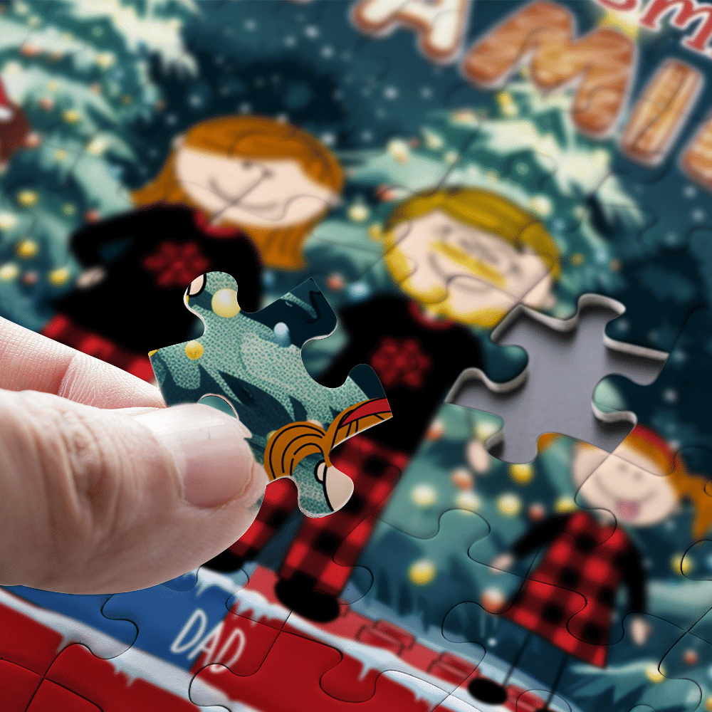 Jigsaw Puzzle Personalized - Christmas Puzzle | Family - The "Smith ...