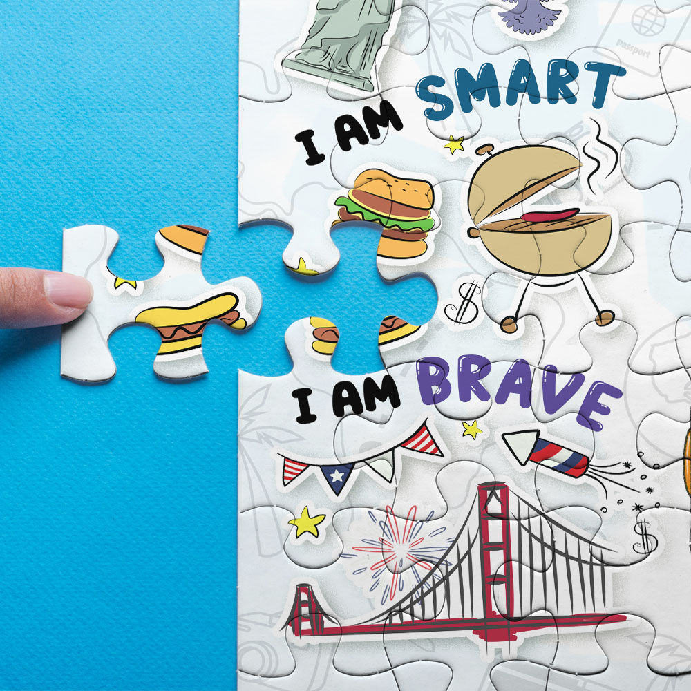 Personalized Jigsaw Puzzles - Around The World Puzzle - Travel Learning ...