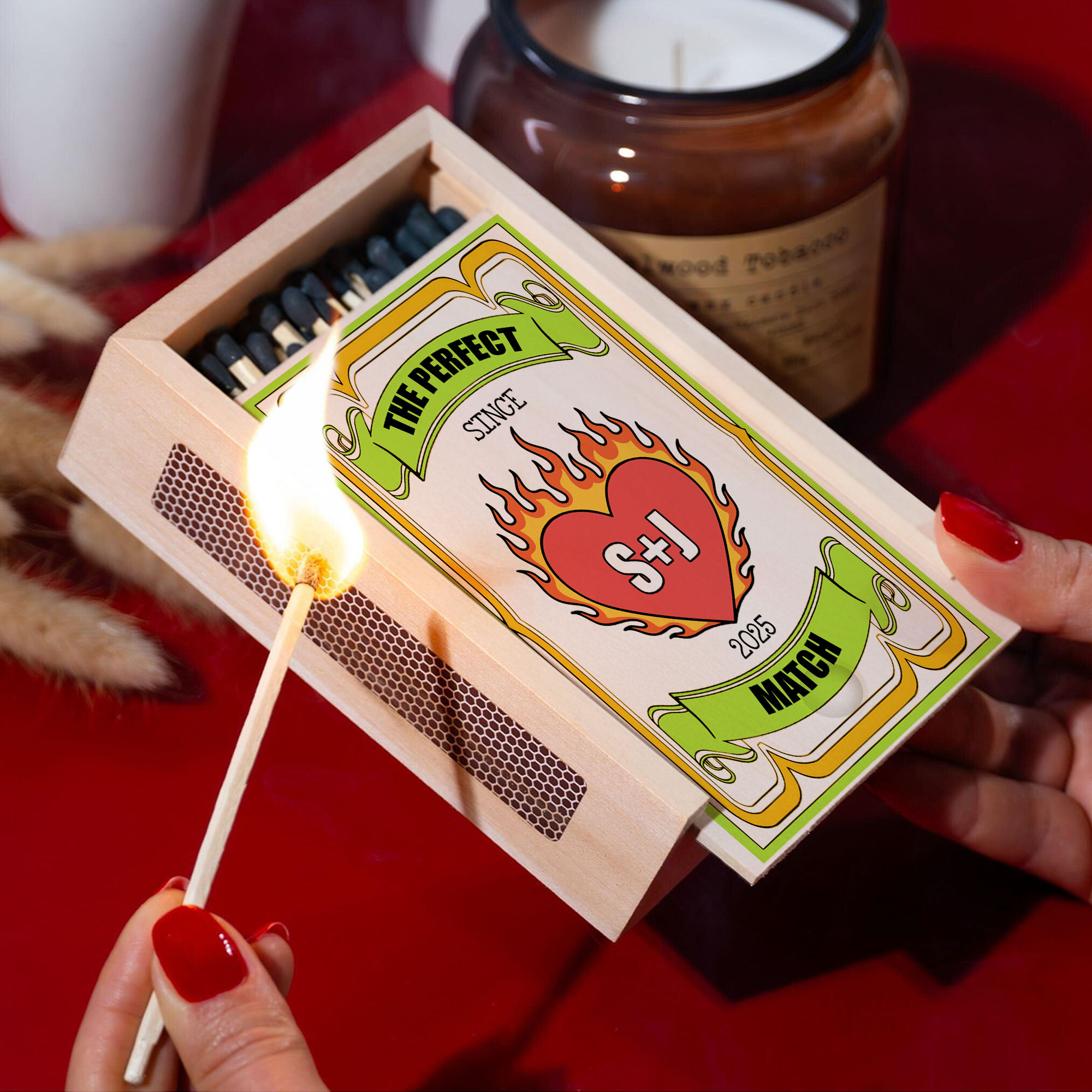 Match Couple Gift - The Perfect Match - Angaged Gift, Couple Gift ...