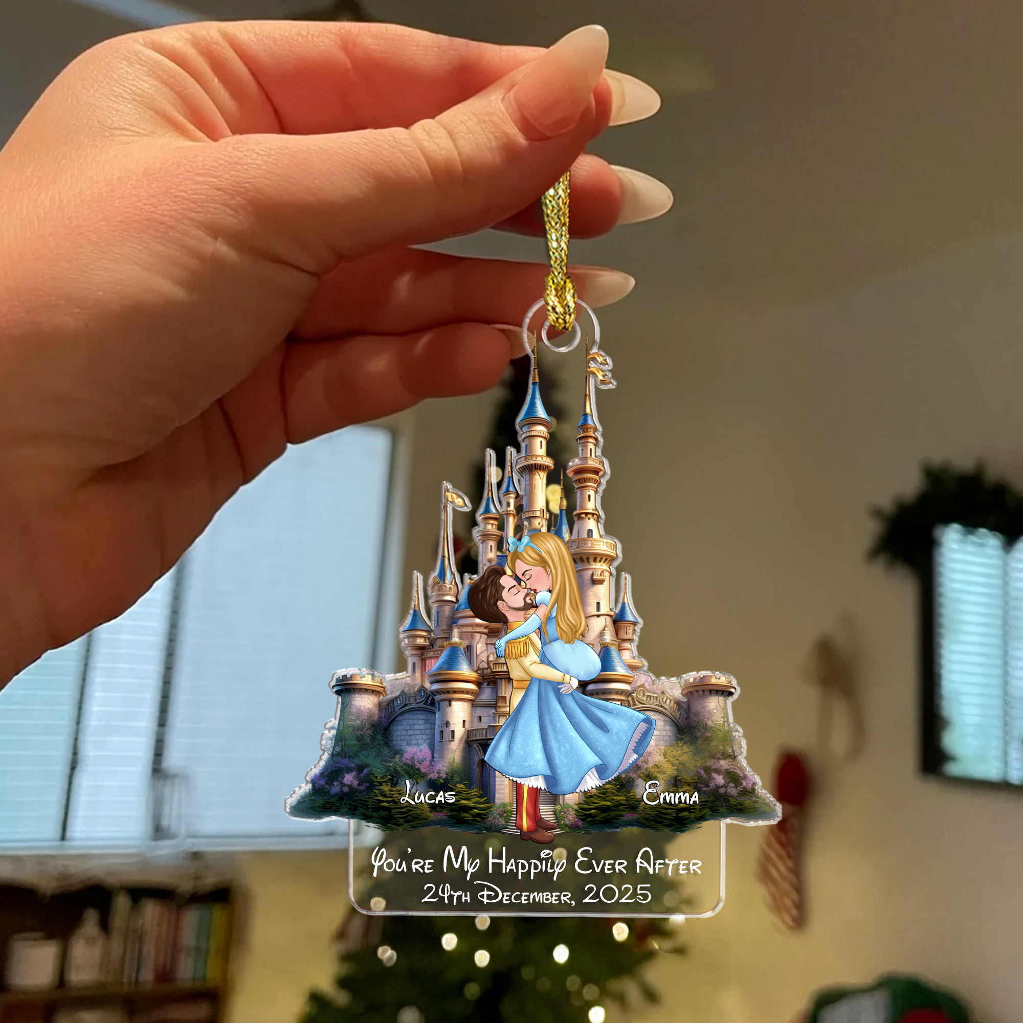 Personalized Ornament - Disney Couple - You're My Happily Ever After ...